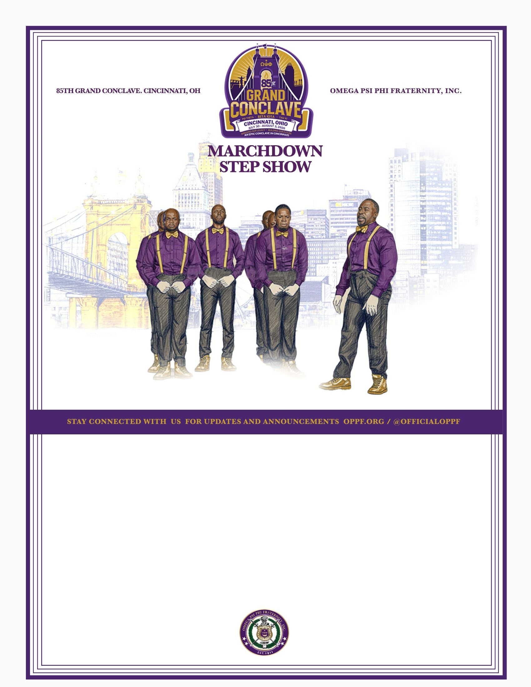 Grand Conclave Step Show – Official OPPF Marketplace